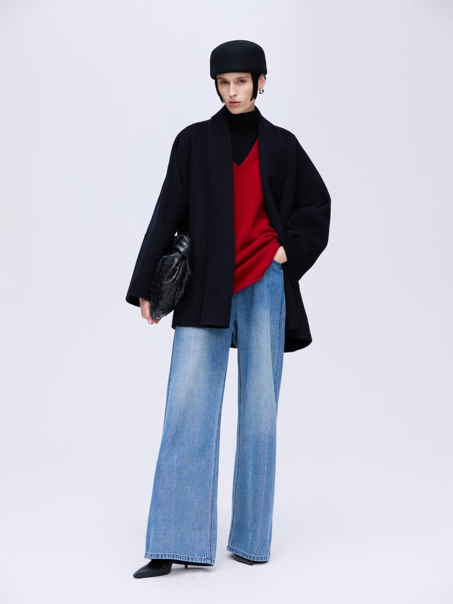 Double-Faced Wool Jacket – hemi blurr