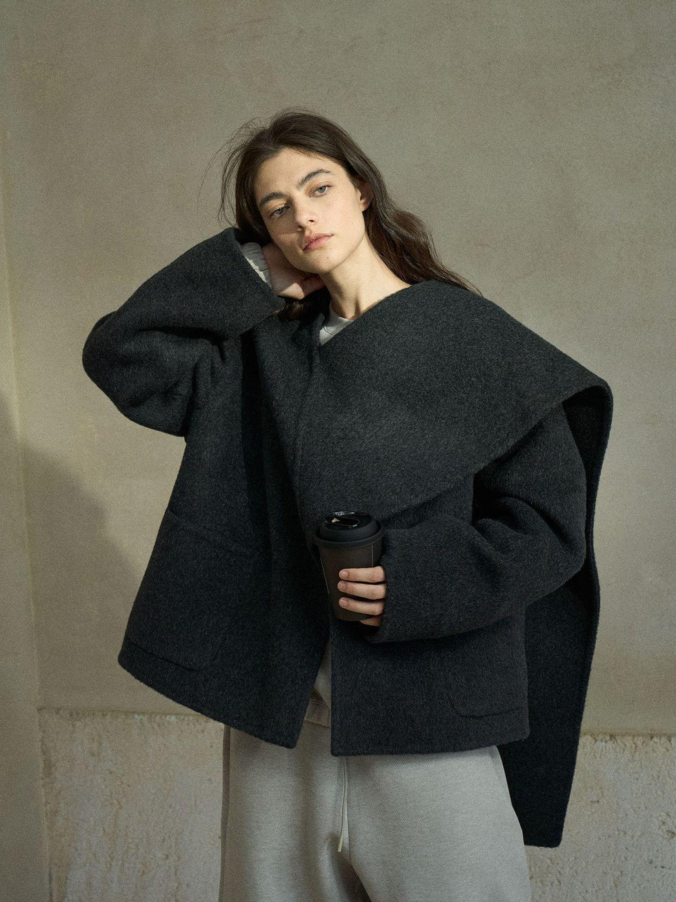 Mono Double-Faced Wool Coat – hemi blurr