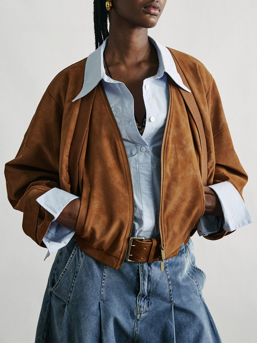 The Frame Layered Blouson – hemi blurr